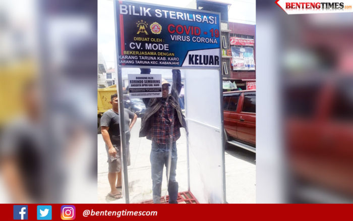 Bilik Sterilisasi Covid-19 Sudah Ada di Ndokum Siroga, Terima Kasih Korindo – Benteng Times
